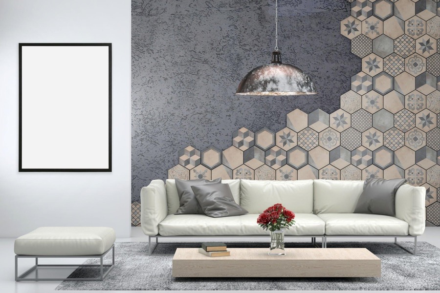 Living Room Half Wall Design Top 30 Half Wall Tiles Design For Living