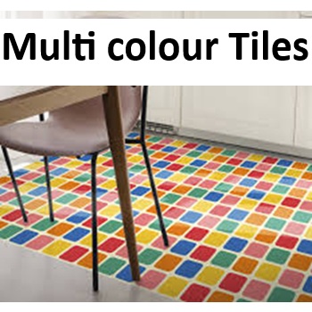 Multi-Colour Tile Designs for Bathroom & Kitchen Floors & Walls