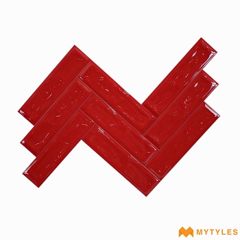 Buy Red Subway Wall Tiles Online In India