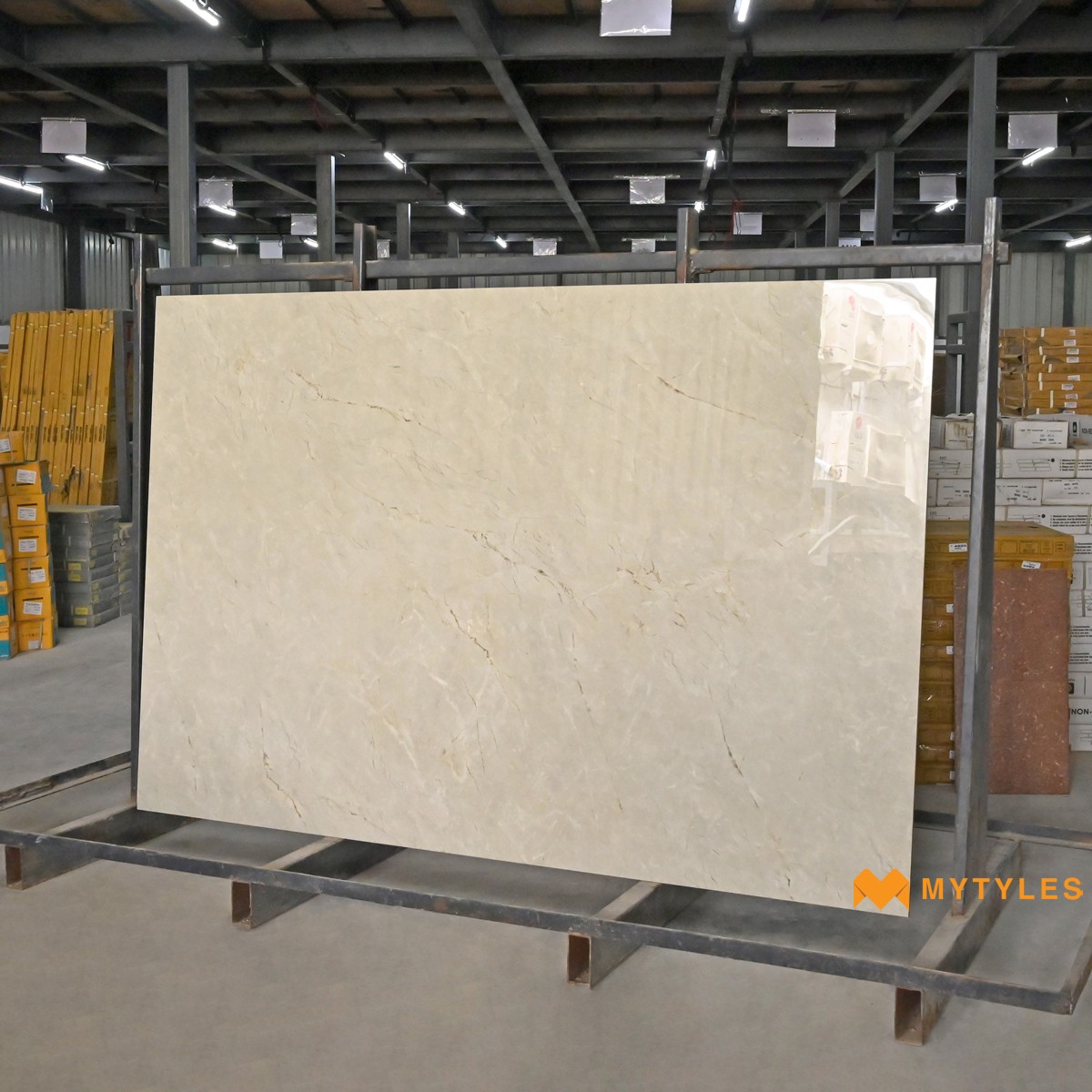 4x6 ft Vitrified Slab Tiles - Durable Glossy Finish | code29742