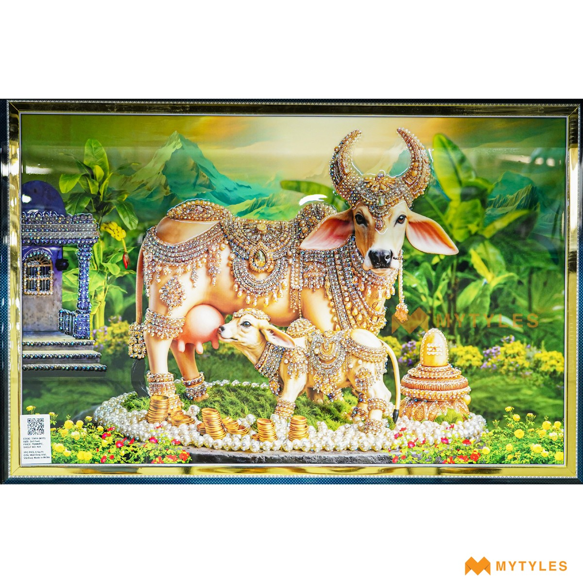 Buy 2x3Ft Vitrified Poster Wall Tile Code33414 Online| Mytyles