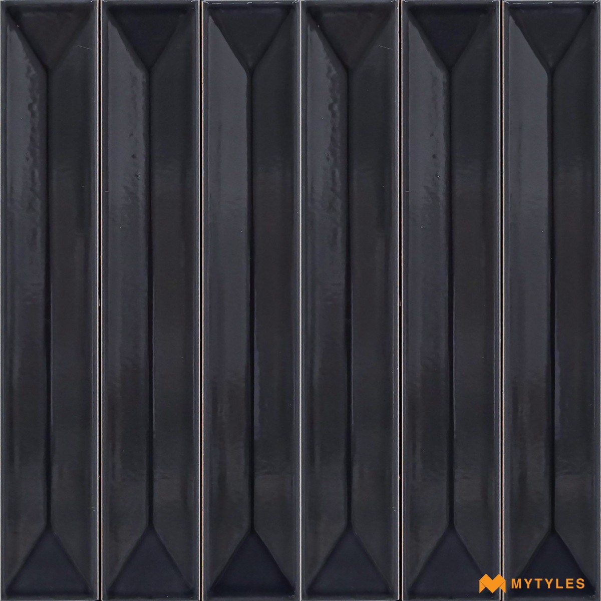 Buy 50x400 mm Imported Black Subway Wall Tile