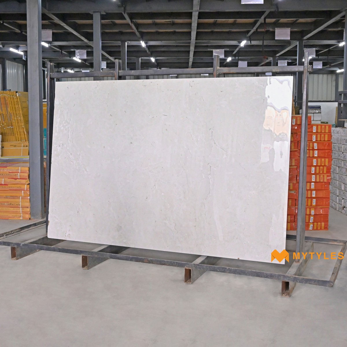 4x6 Feet Vitrified Marble Design Glossy Tile | code24975