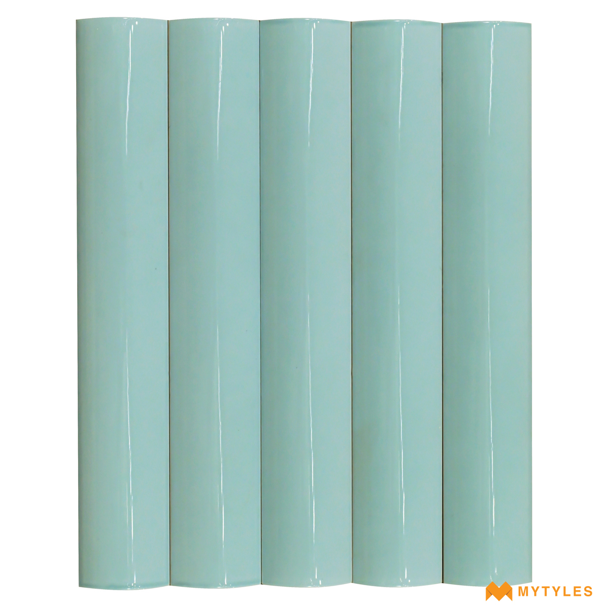 Buy 2x12 in Blue Fluted Wall Tile Code25239 Online