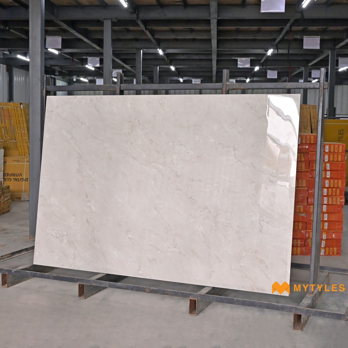4x6 Feet Vitrified Marble Design Glossy Tile | code29589