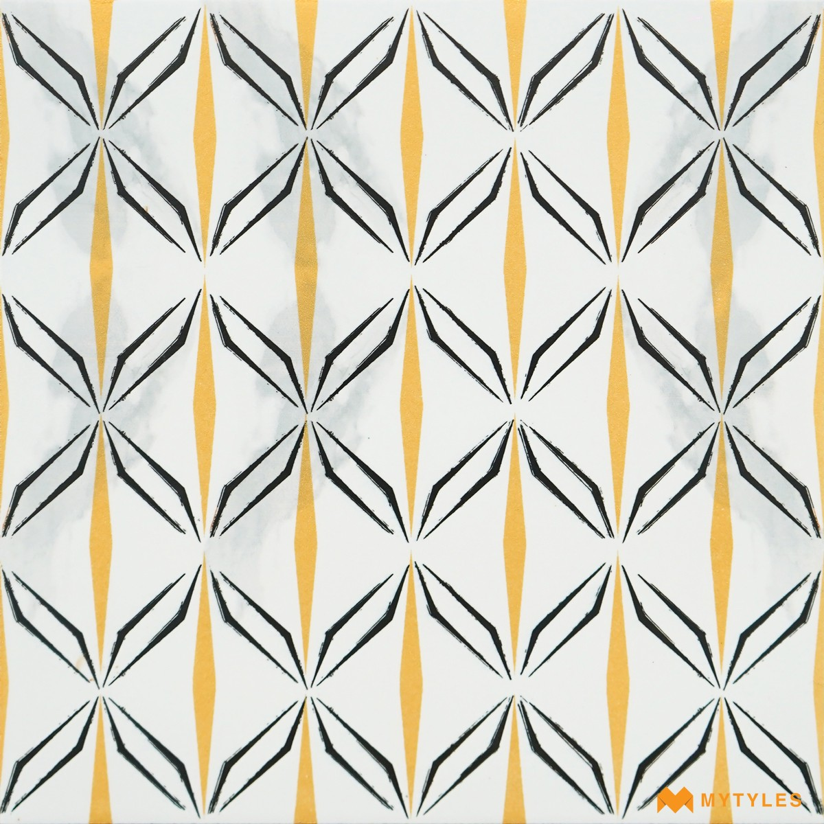 Buy Yellow 300x300 mm Moroccan Matt Vitrified Tile