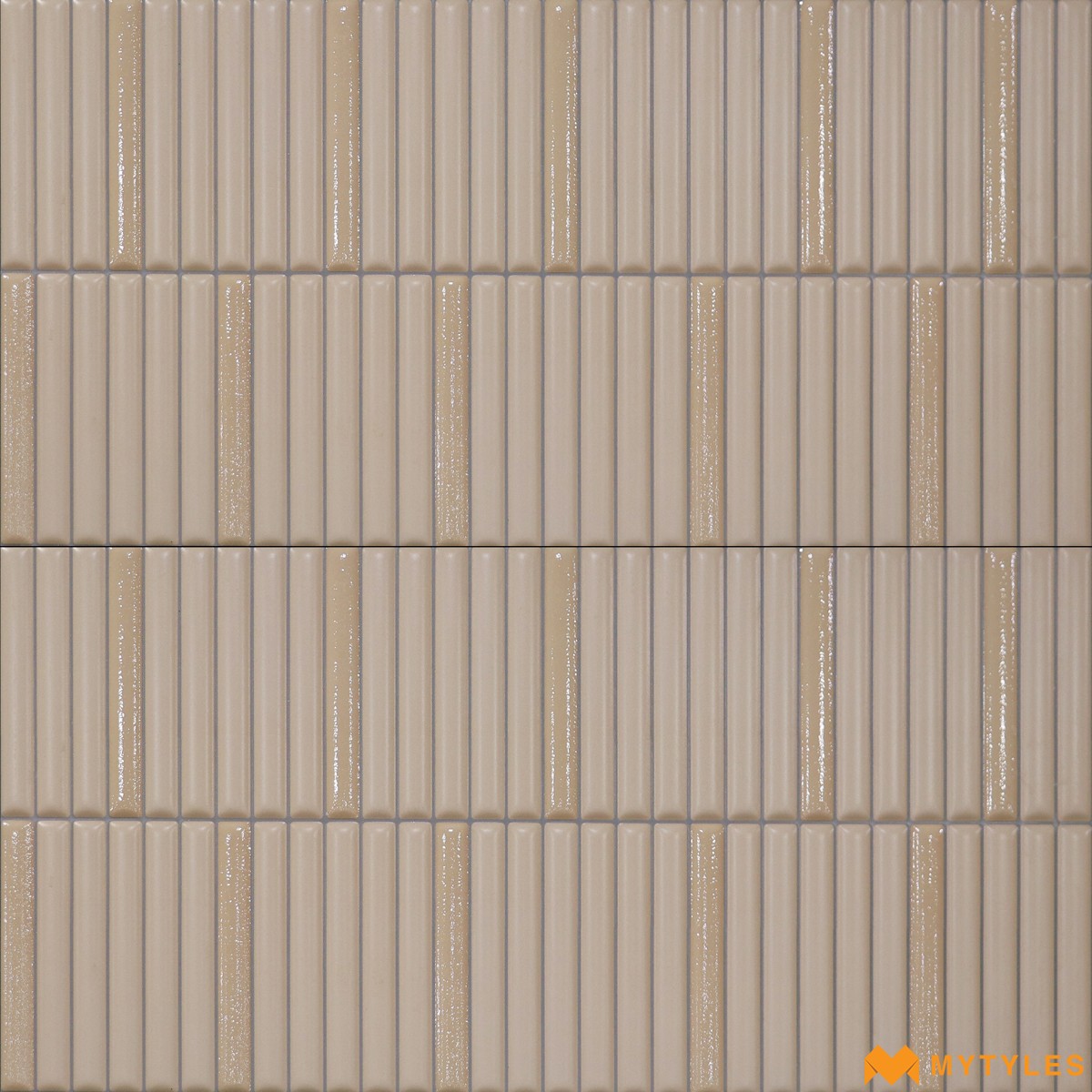 Buy 1x2ft Ceramic Fluted Wall Tile Code35907 Online | Mytyles