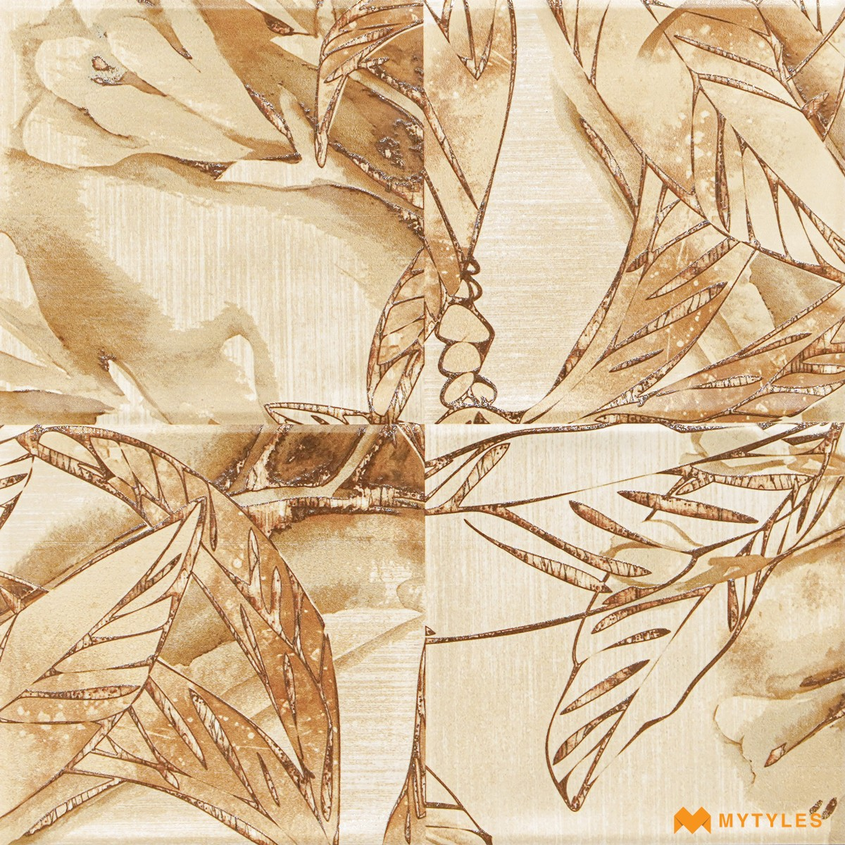 Buy 12x12 in Ceramic Tropical Wall Tile Code31489 Online | Mytyles