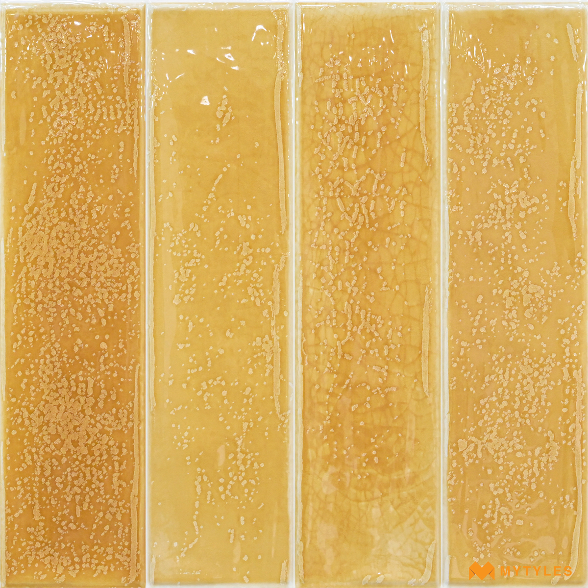 Buy Orange 300x300 mm Subway Glossy Wall Tile at MyTyles