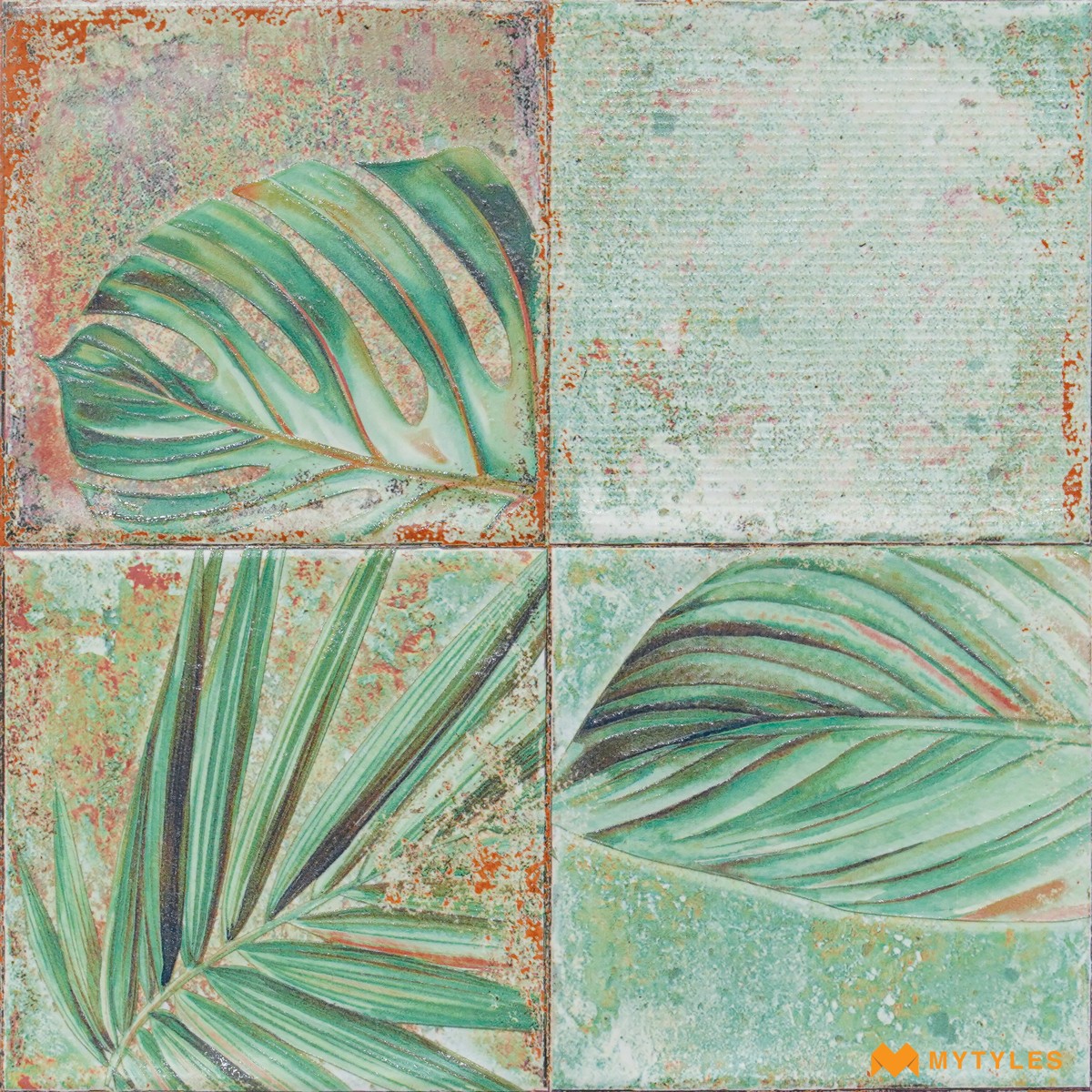 Buy 12x12 in Ceramic Tropical Wall Tile Code31492 Online | Mytyles