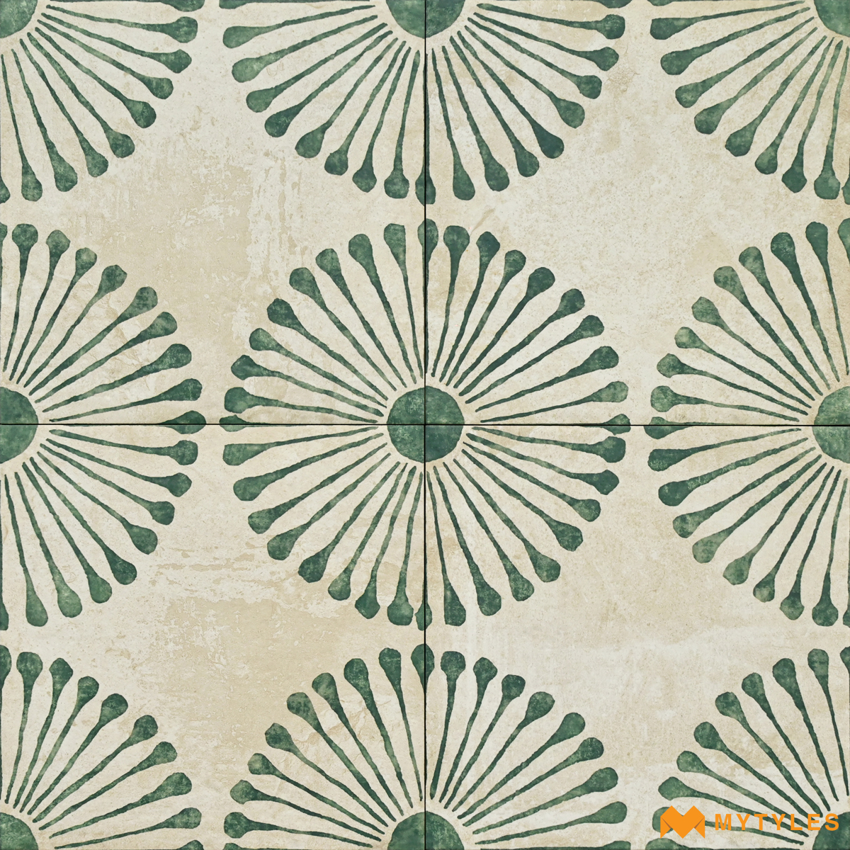 Buy 200x200 mm Imported Cream Moroccan Matt Wall Tile