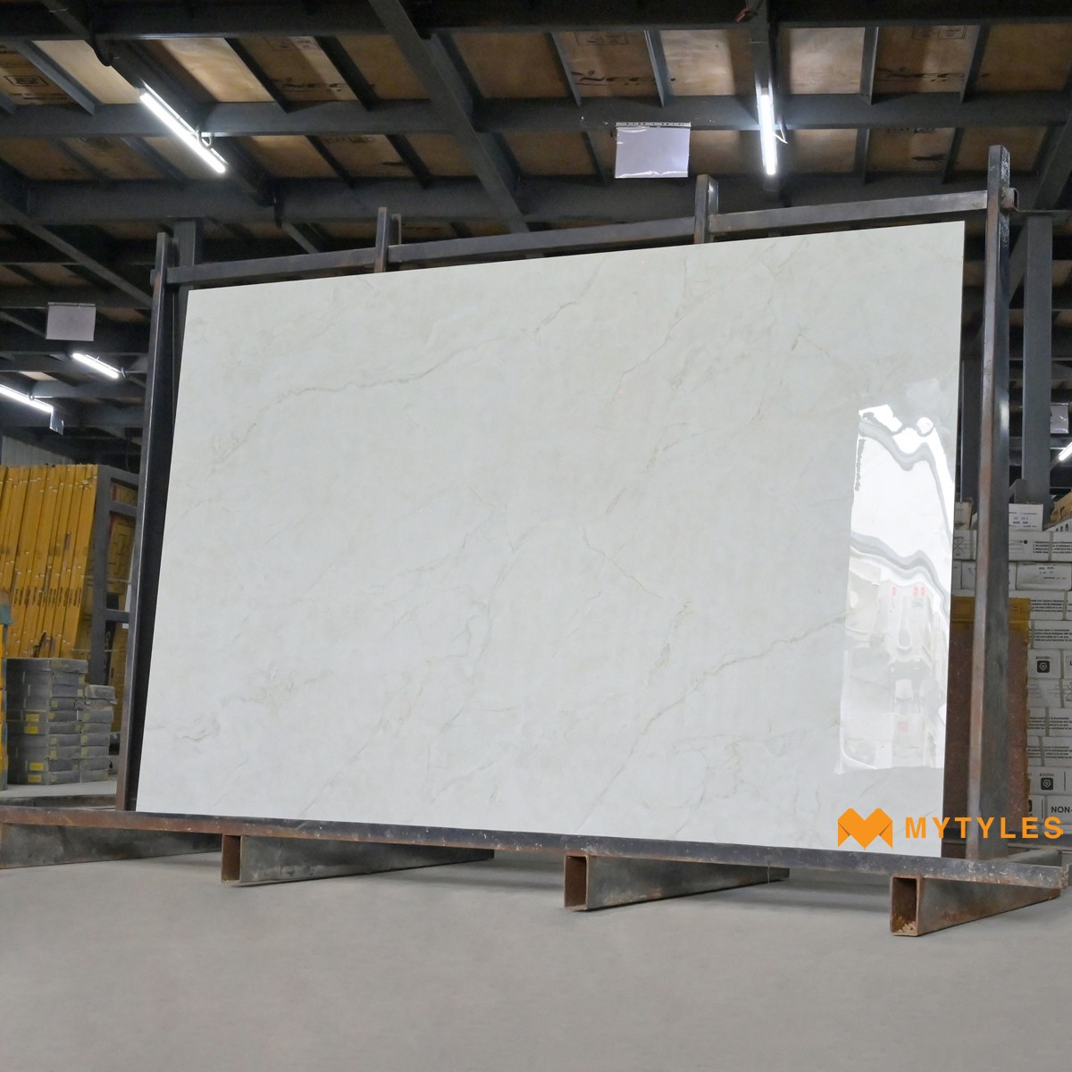 4x6 ft Vitrified Slab Tiles - Durable Glossy Finish | code29744