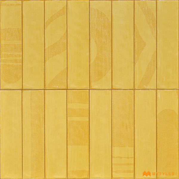 Yellow Subway Tile Mirage Golden Yellow Kitchen Tiles Direct