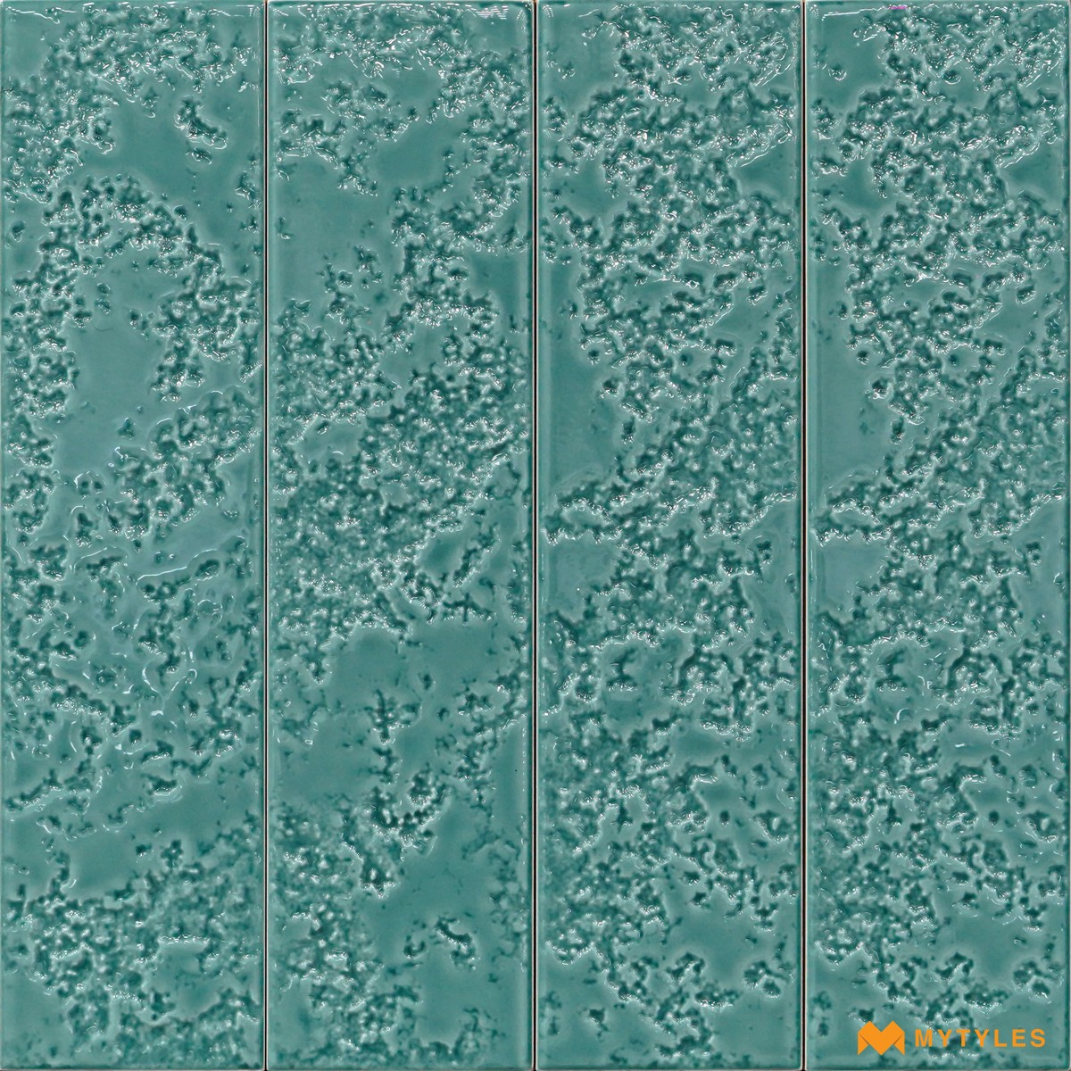 Buy Ceramic Blue Subway Wall Tile 75x300 mm Glossy MyTyles