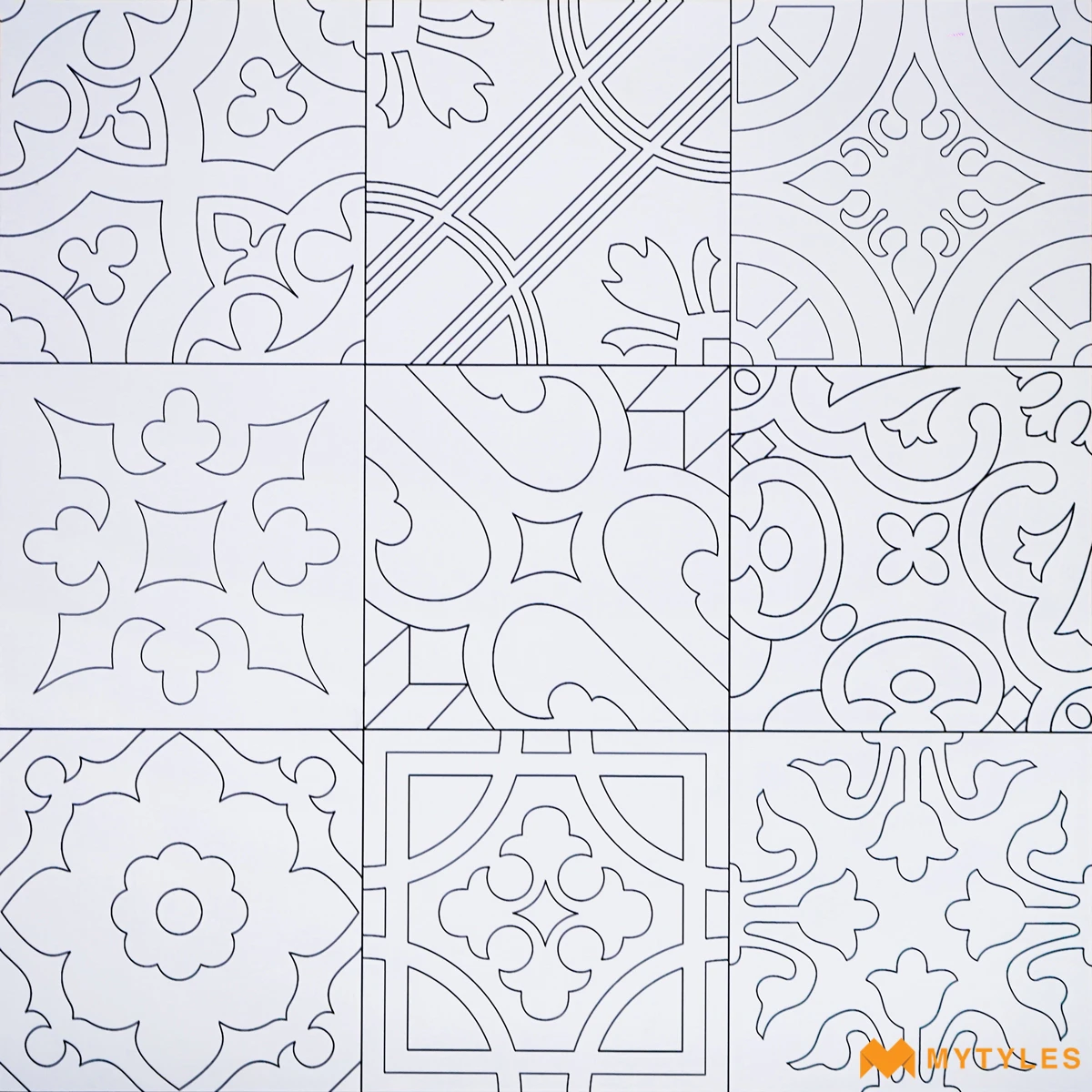 Buy 2x2ft Vitrified Moroccan Tile Code28576 Online | MyTyles