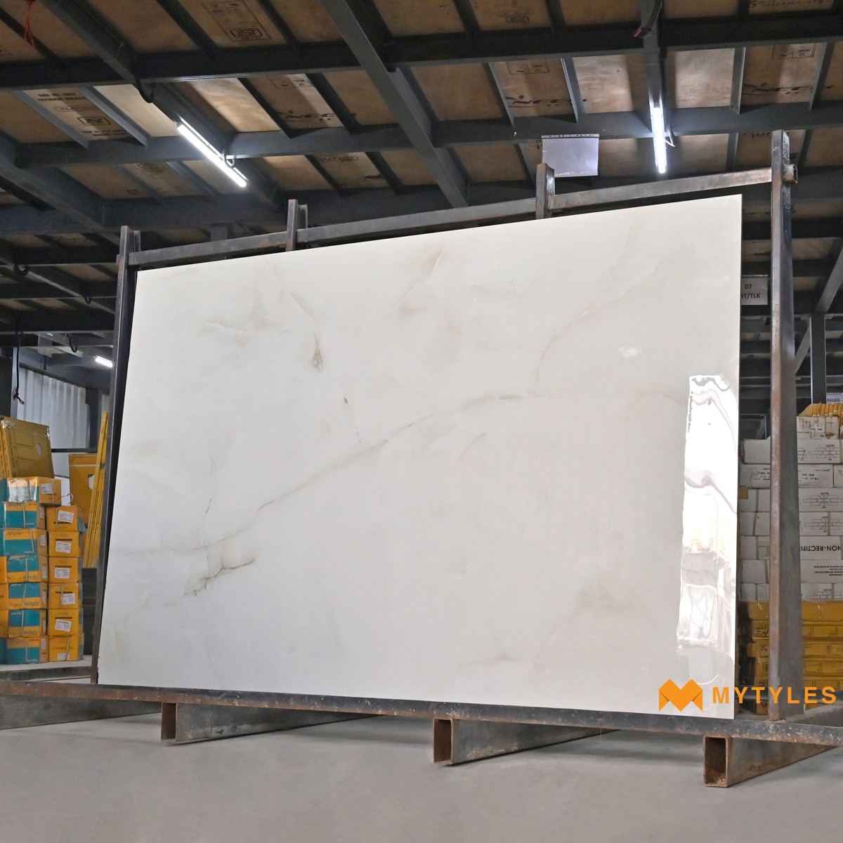 4x6 Feet Marble Design Slab Tile Glossy Finish | code22723