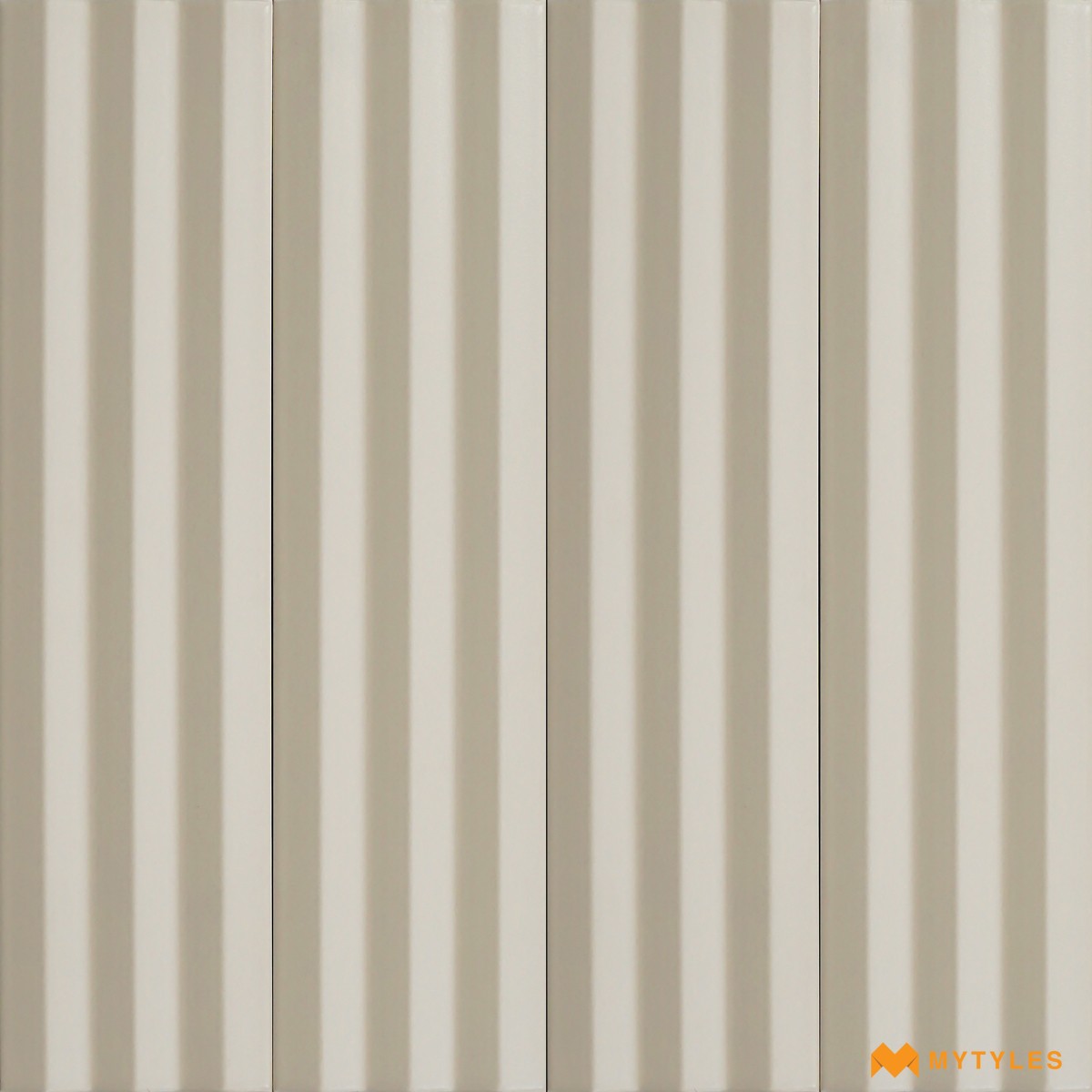 Buy 3x12 in Cream Fluted Wall Tile code28866 Online