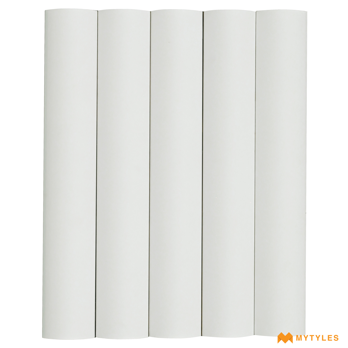 Buy 2x12 in White Fluted Wall Tile Code25238 Online