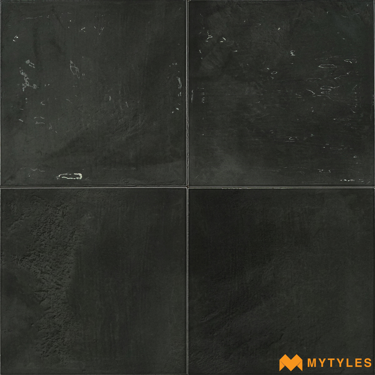 Buy Black Ceramic Wall Tile Code1935 - 200x200mm | MyTyles