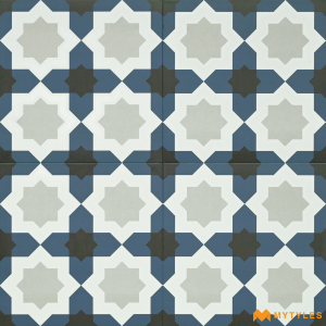 Buy 12x12 in Vitrified Blue Moroccan Floor And Wall Tile code26896 Online