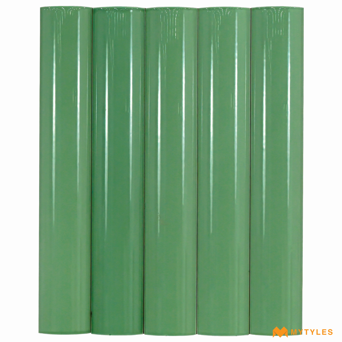 Buy 2x12 in Green Fluted Wall Tile Code25235 Online