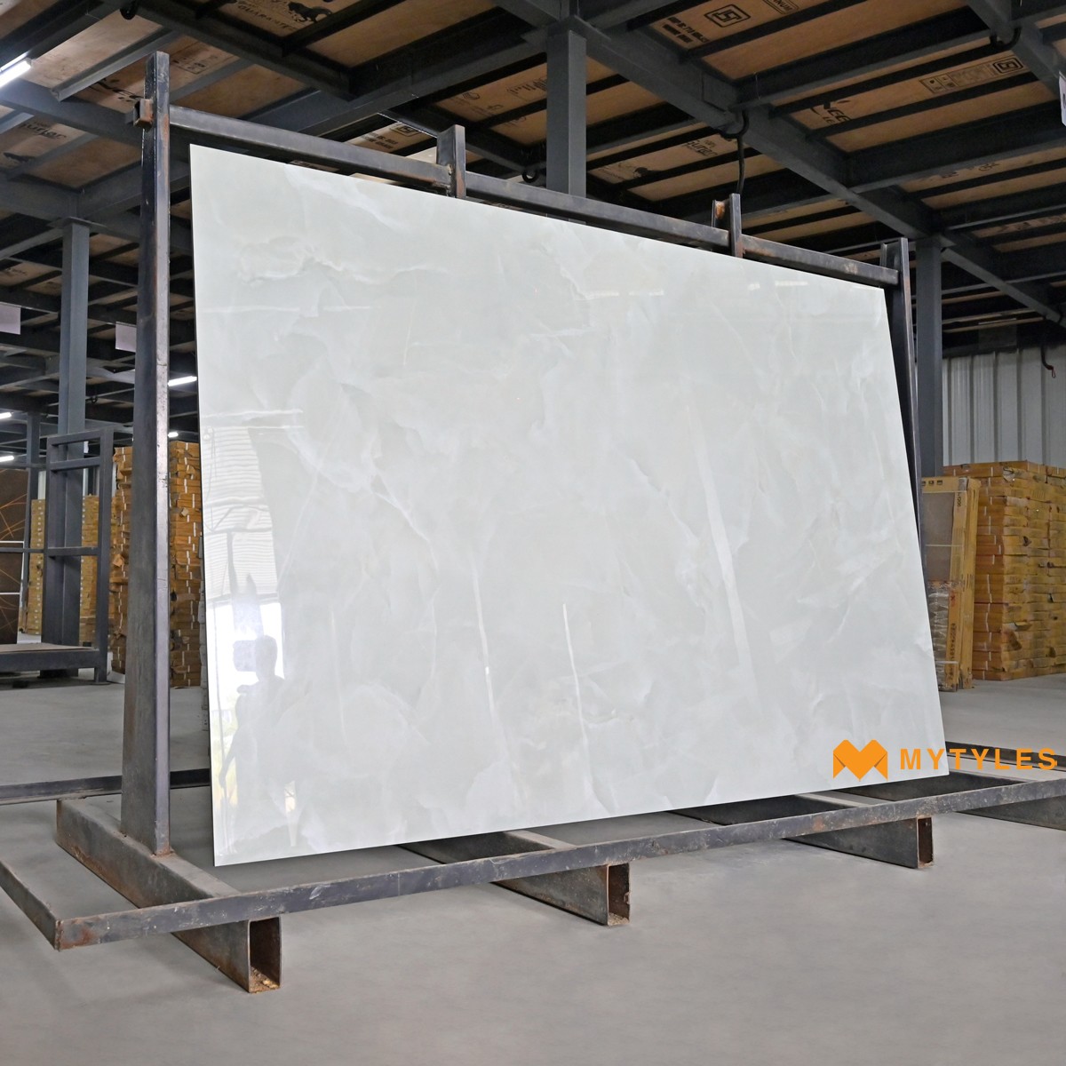 4x6 Feet Marble Design Slab Tile Glossy Finish | code29628