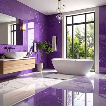 Buy Purple Tiles Design for Floors and Walls Online at Best Prices
