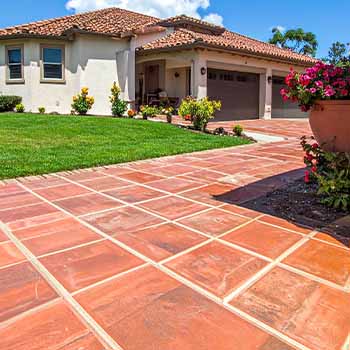 Buy Red Outdoor Tiles Design Online at Best Prices in India